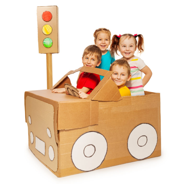 Making A Cardboard Box Car For Your Host Children. - Sandra's Au Pair ...