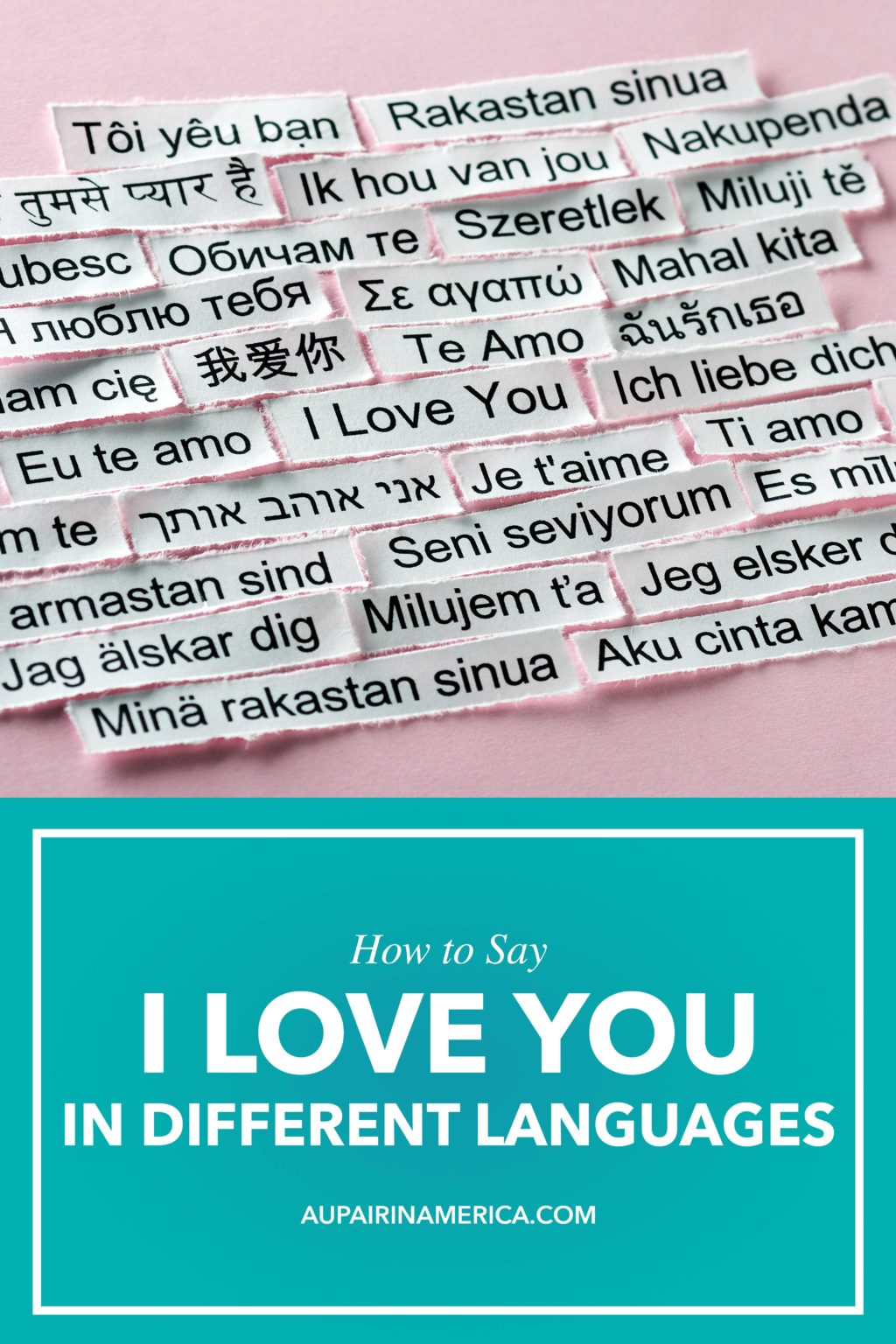 Au Pairs Teach Children How to Say I Love You in Different Languages