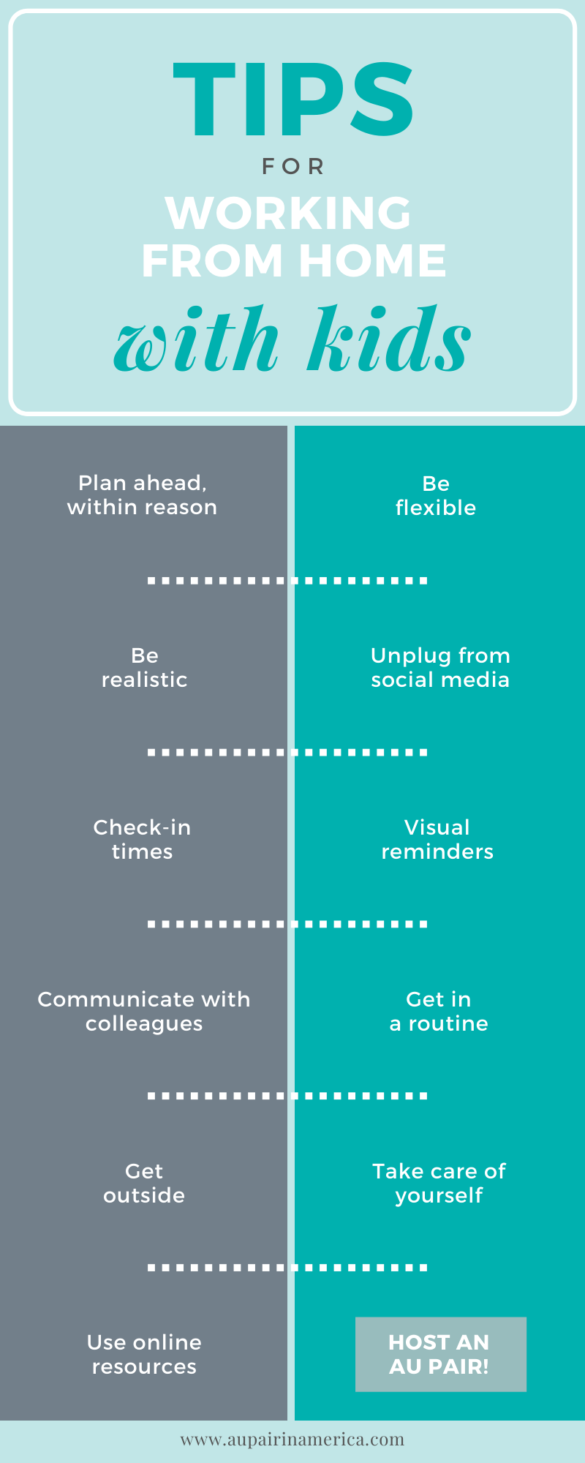 Tips for Working from Home When Your Kids are There